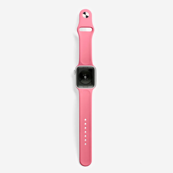 Classic Silicone Apple Watch Band - Baby Pink - The Salty Fox
