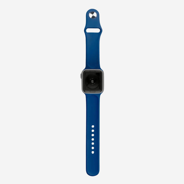 Classic Silicone Apple Watch Band - Navy - The Salty Fox